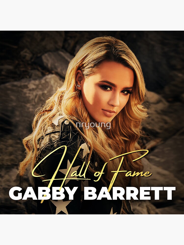 "GABBY BARRETT 01 American country music singer most popular " Sticker ...