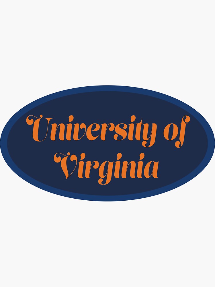 "UVA sticker" Sticker by MeganJaye | Redbubble