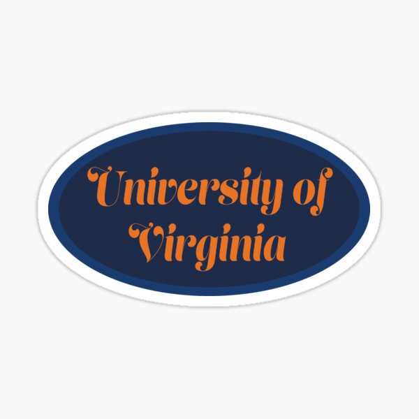 "UVA sticker" Sticker by MeganJaye | Redbubble