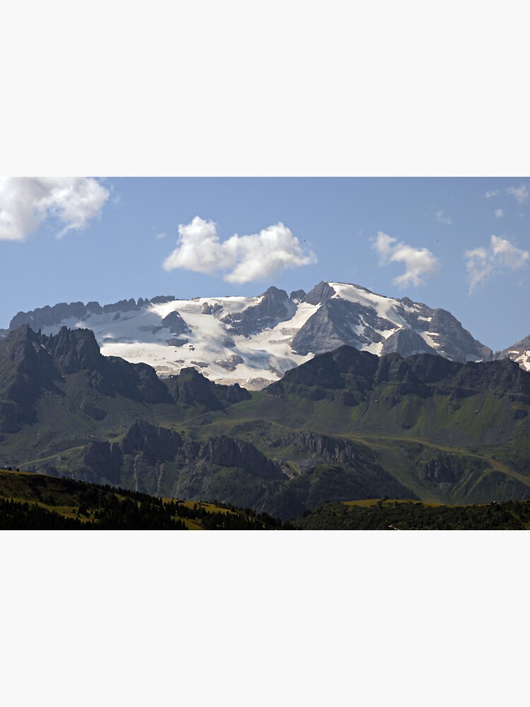 "Alpine Ridge Alps Mountains Snow Peak Landscape" Sticker by oknoki ...