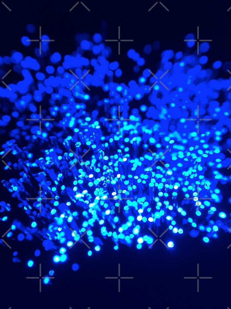 "Fiber Optic Blue" Sticker for Sale by eyly | Redbubble