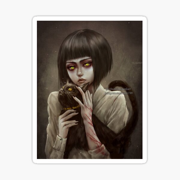 "Fran Bow " Sticker for Sale by Julia126789 | Redbubble
