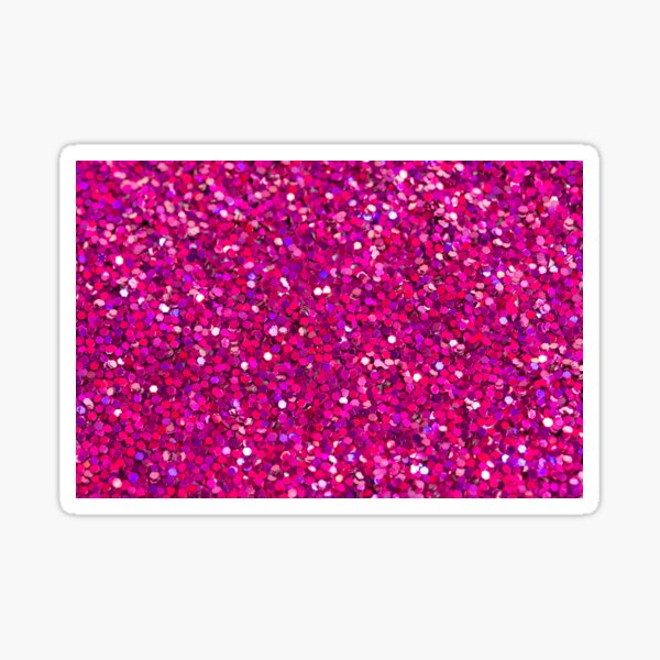 "Hot Pink Glitter " Sticker for Sale by newburyboutique | Redbubble