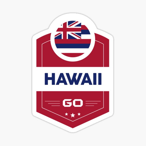 "HAWAII SHIELD" Sticker by MarkMotta | Redbubble