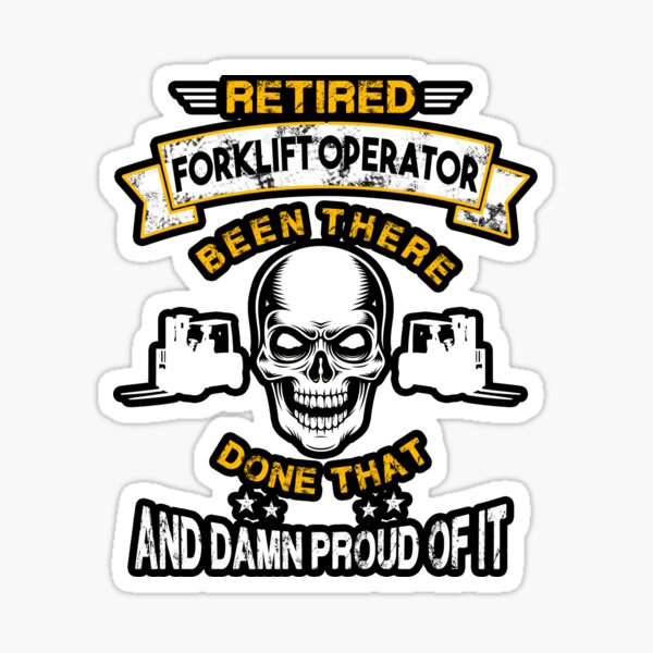Forklift Operator Stickers | Redbubble