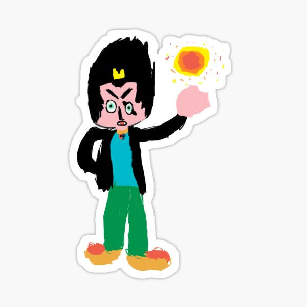 "Lingo The Fire Wizard" Sticker by Fantasy64 | Redbubble