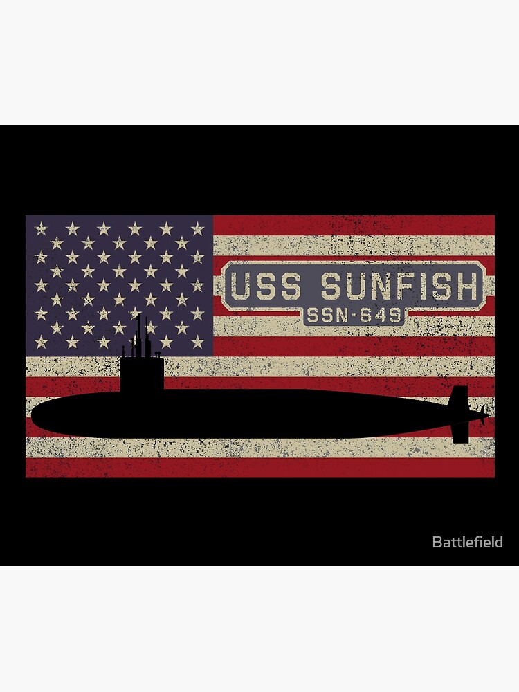 "USS Sunfish SSN-649 Sturgeon Class Nuclear Attack Submarine Vintage ...