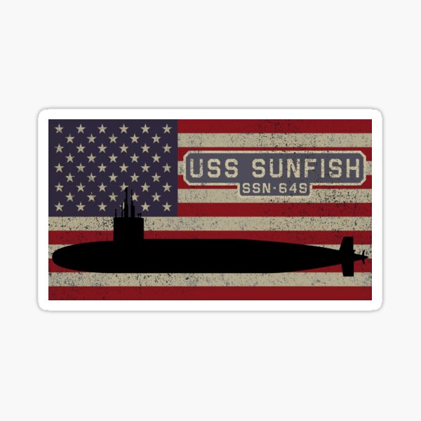 "USS Sunfish SSN-649 Sturgeon Class Nuclear Attack Submarine Vintage ...