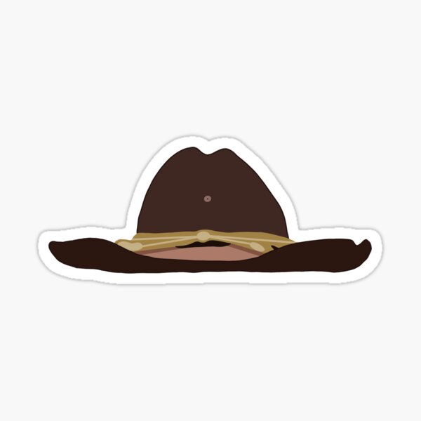 "the walking dead carl's hat" Sticker by annaguzzo | Redbubble