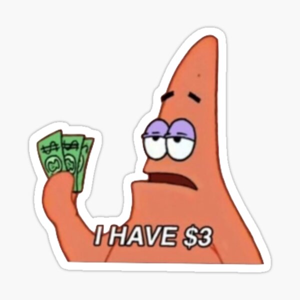 "Patrick Meme" Sticker by kallott | Redbubble