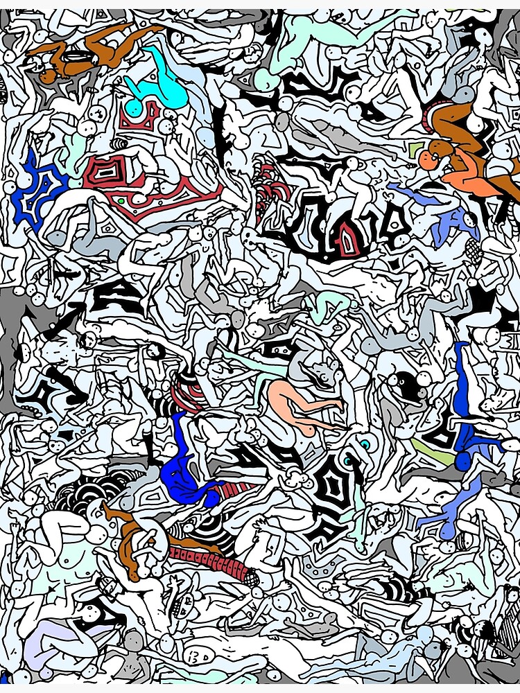 "Retro Bodies" Poster for Sale by wontondoodles | Redbubble