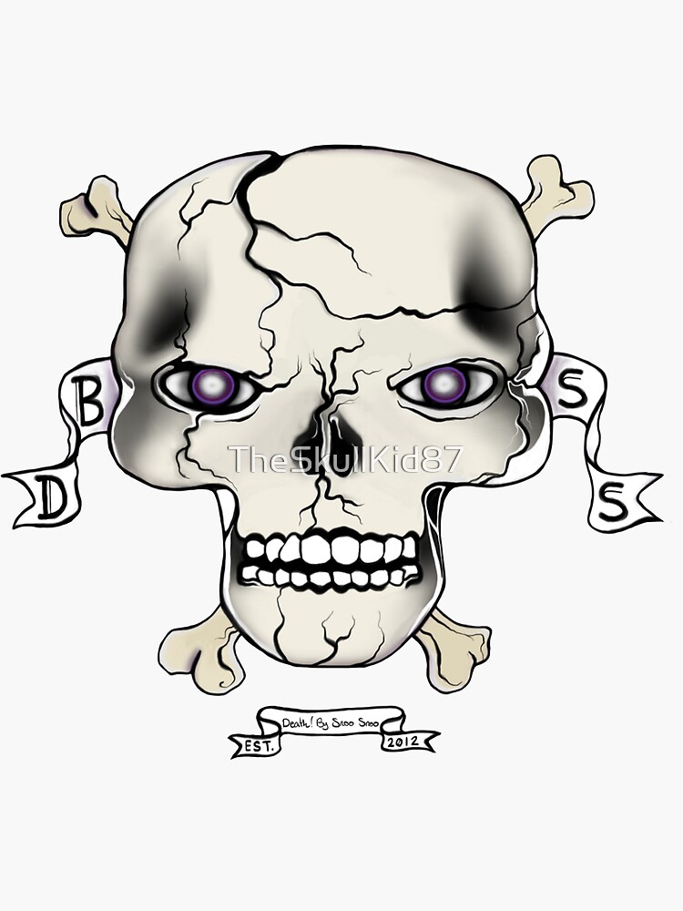 "Death by Snoo Snoo" Sticker for Sale by TheSkullKid87 | Redbubble