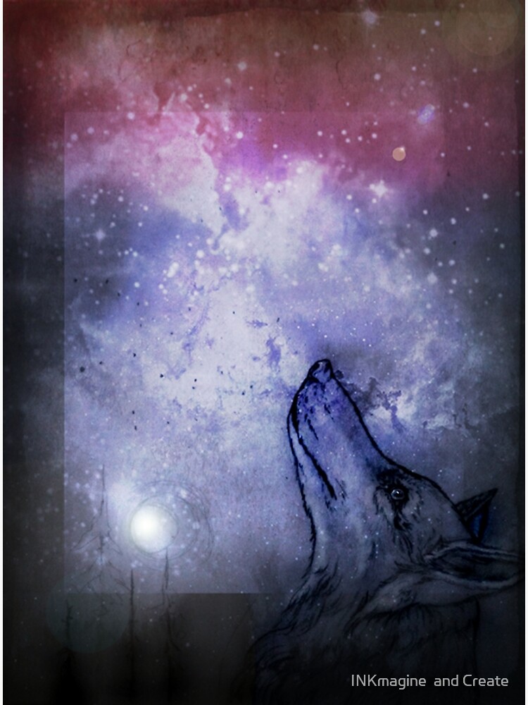 "Star Wolf" Art Print by Knyghtshade | Redbubble