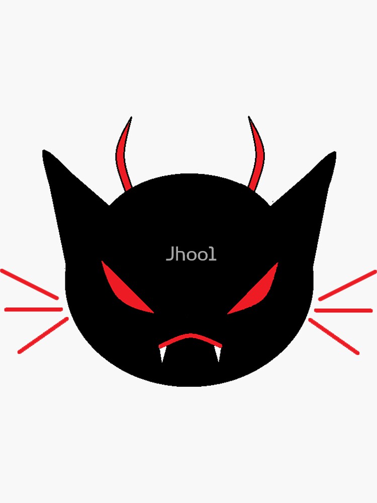 "Devil Cat" Sticker for Sale by Jhoo1 | Redbubble