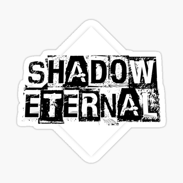"Shadow eternal wb" Sticker by Ankhmesut | Redbubble