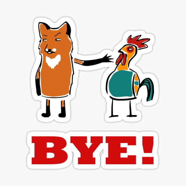 "BYEE" Sticker for Sale by jj980123 | Redbubble