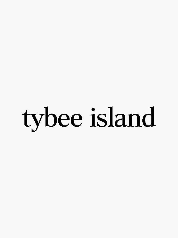 "tybee island" Sticker by lls23 | Redbubble