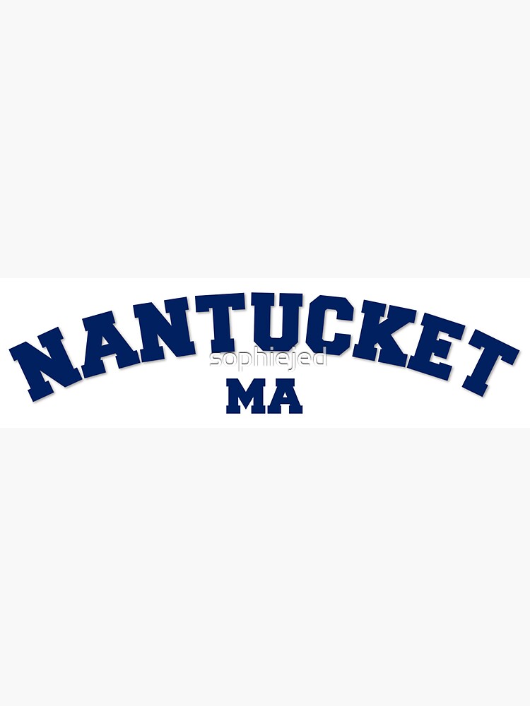 "Nantucket" Sticker by sophiejed | Redbubble