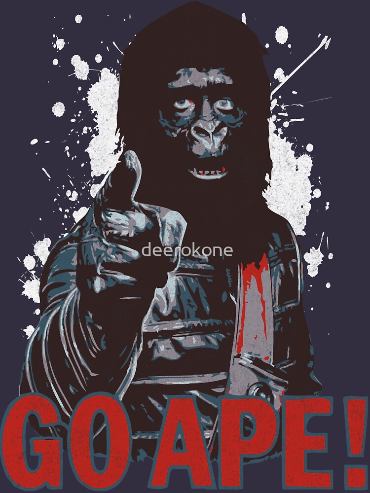 "Go Ape" T-shirt for Sale by deerokone | Redbubble | film t-shirts - tv ...