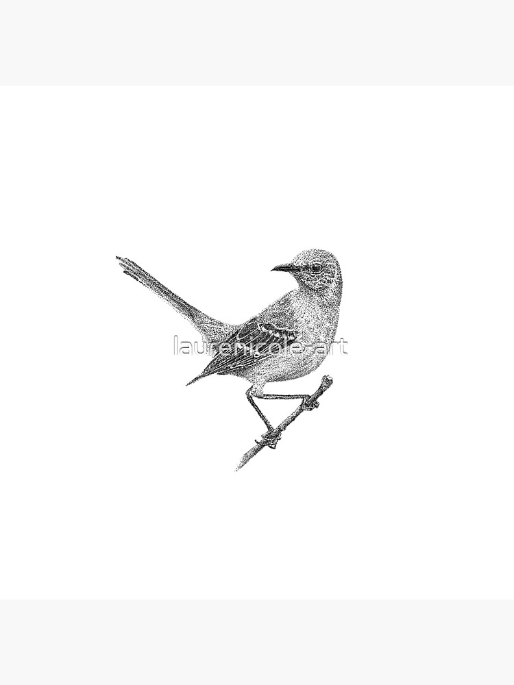 "Mockingbird" Sticker by laurenicole-art | Redbubble