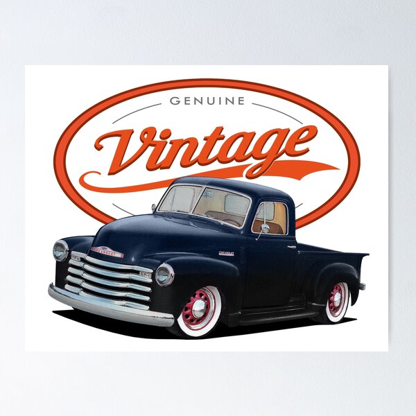 "Vintage Street Rod Chevy" Poster for Sale by Yourauto | Redbubble