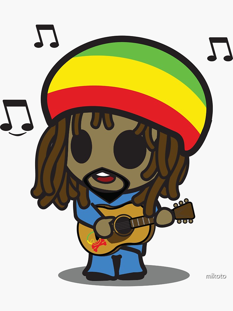 "Reggae Man" Sticker for Sale by mikoto | Redbubble