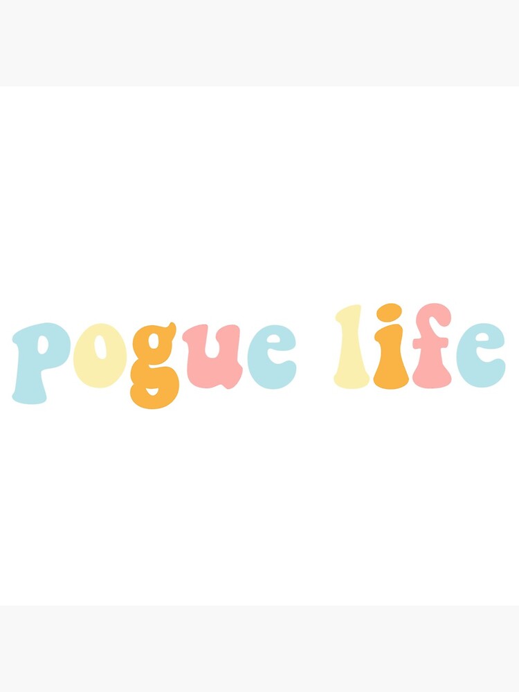 "pogue life netflix outer banks sticker" Art Print by pilardog54 ...