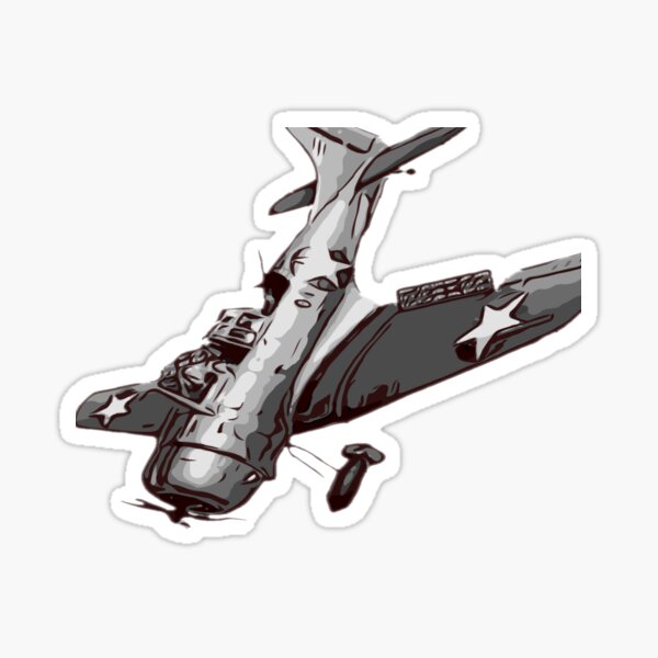 "American Dive Bomber" Sticker for Sale by Onetonsoup22 | Redbubble