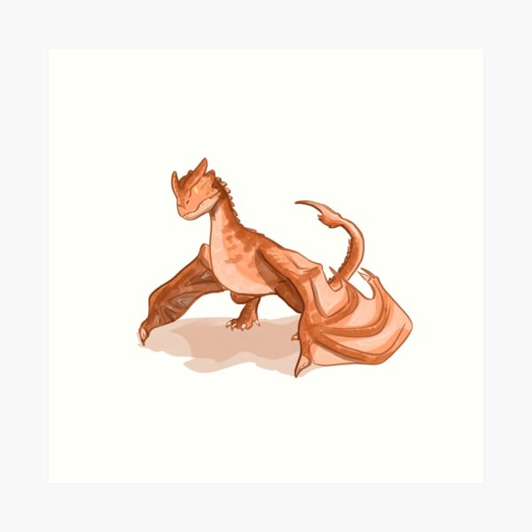 "Baby Wyvern" Art Print for Sale by Leviathan-CREA | Redbubble