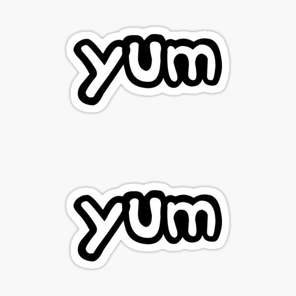 "YUM YUM Beginning Collection" Sticker by itsmutant | Redbubble