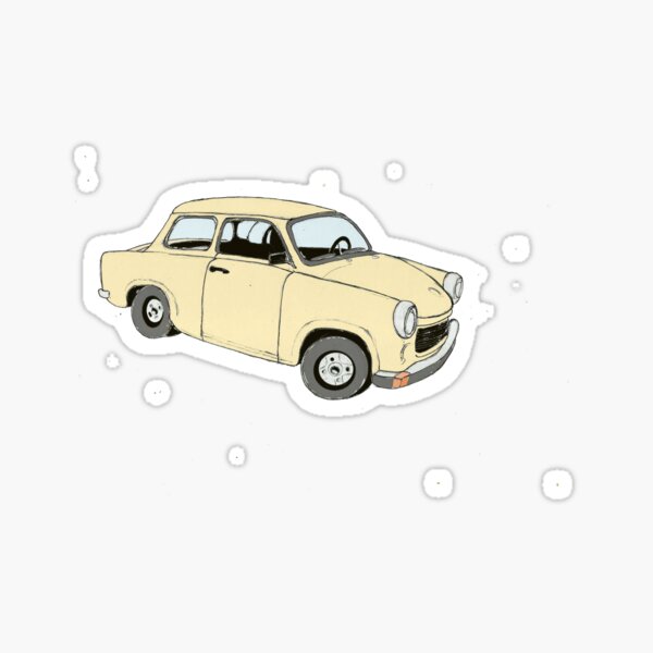 "TRABI" Sticker by camlette | Redbubble