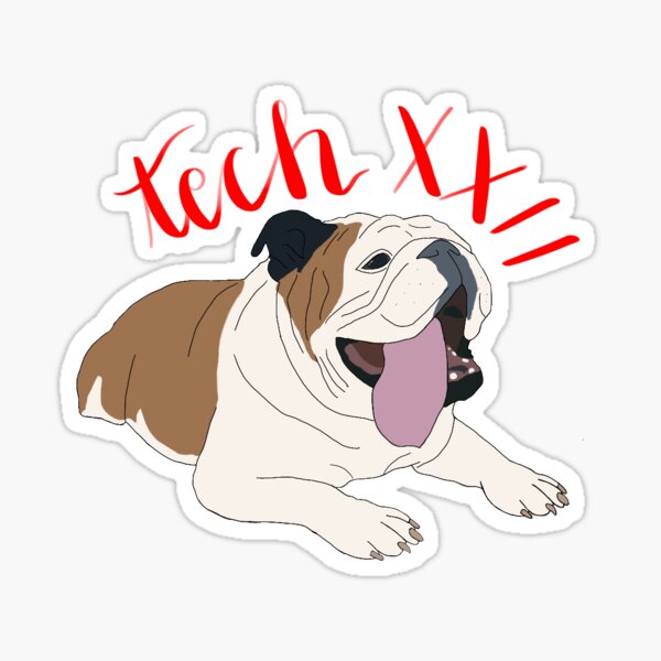 "Louisiana Tech Mascot " Sticker for Sale by sonnisdoodles | Redbubble