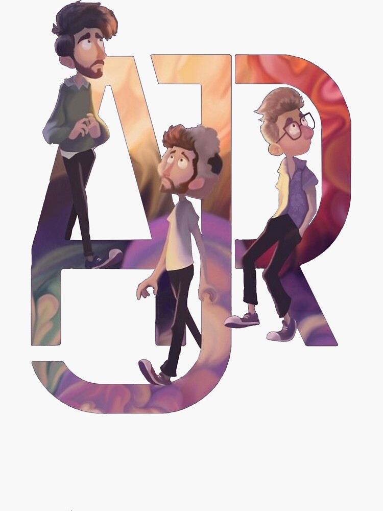 "AJR Art " Sticker for Sale by Jientifelmalti | Redbubble