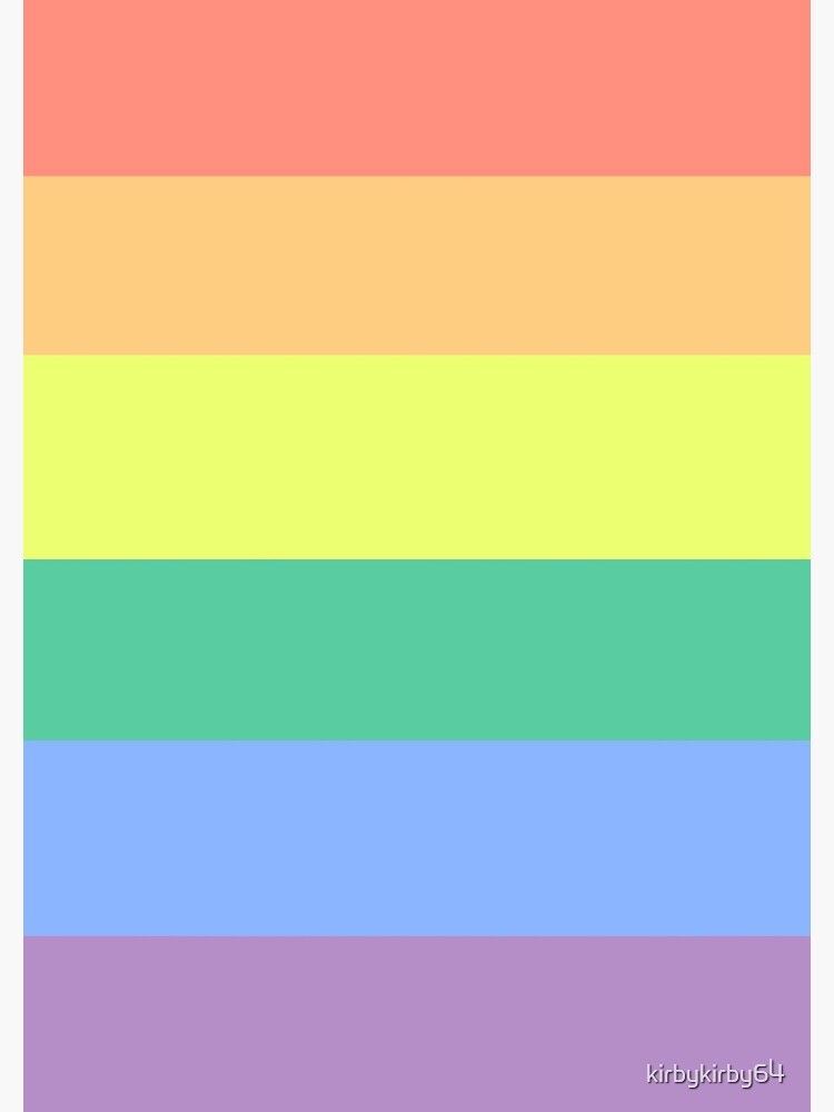 Pastel Pride Flag Crayon Soft Aesthetic Pride Gay Lgbt Flag Spiral