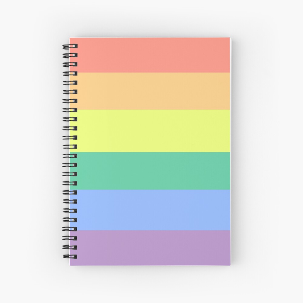 Pastel Pride Flag Crayon Soft Aesthetic Pride Gay Lgbt Flag Spiral