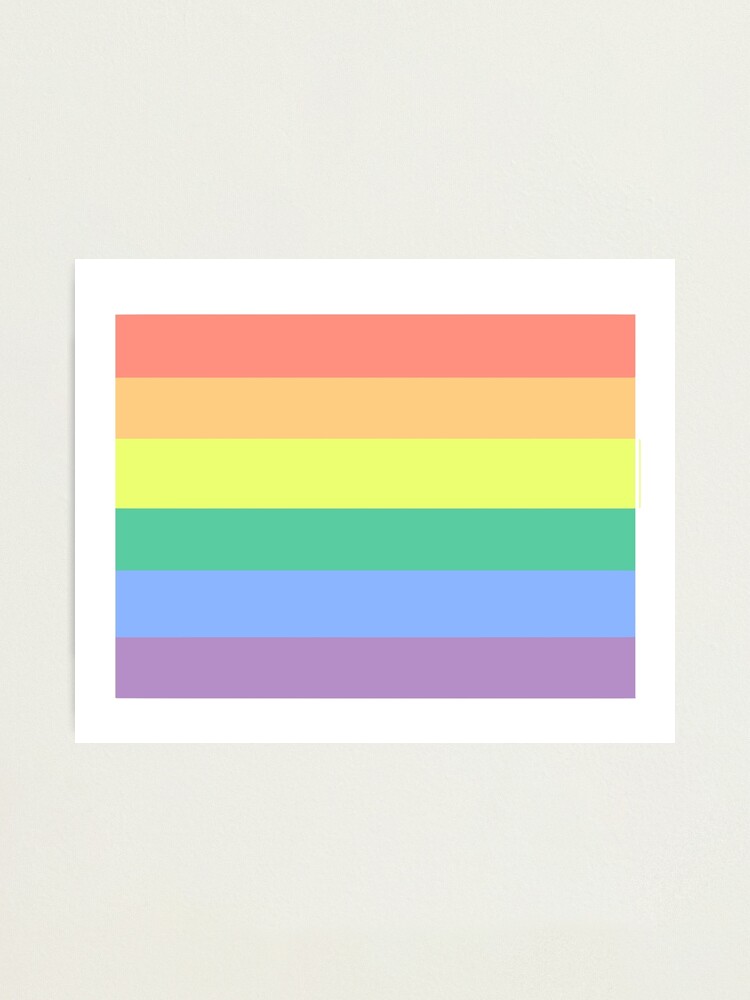 Pastel Pride Flag Crayon Soft Aesthetic Pride Gay Lgbt Flag