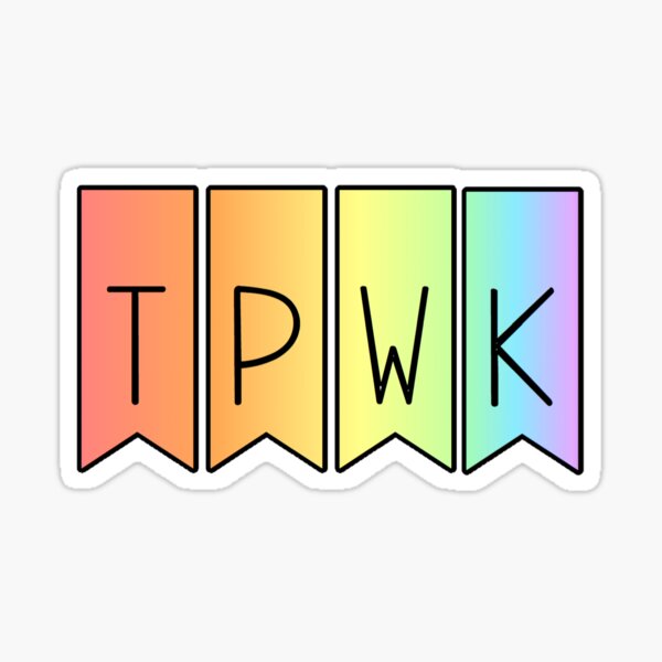 "TPWK - style 3" Sticker by WorkByK-La | Redbubble