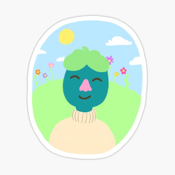 "Lovely little man goes to a park" Sticker by michellelovesu | Redbubble