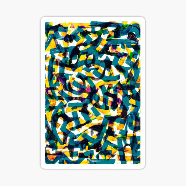 "Pattern Number 41" Sticker for Sale by nicholasasmita | Redbubble