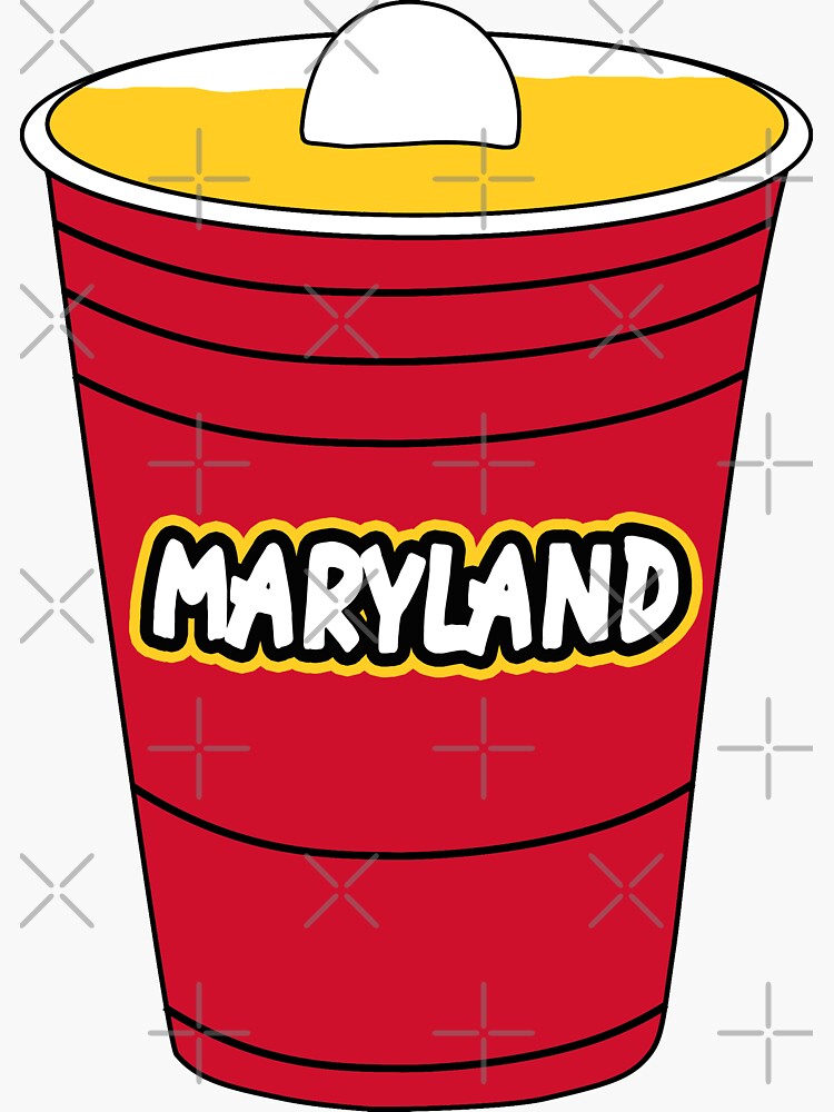 "Maryland Solo Cup" Sticker by NicholasForbes | Redbubble