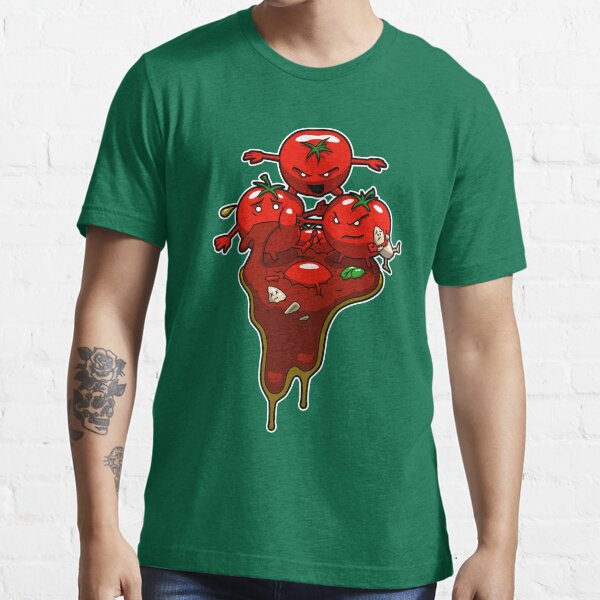 "Food Fight" T-shirt for Sale by MrDunne | Redbubble | tomato t-shirts ...