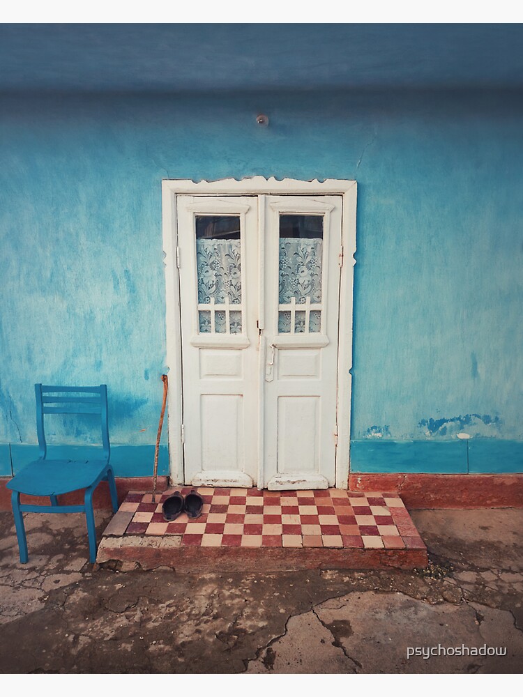 "old man's doorstep" Sticker by psychoshadow | Redbubble