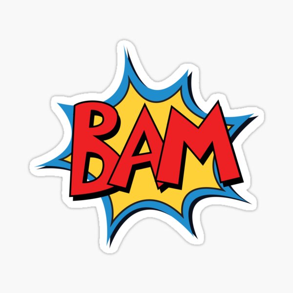Boom Pow Stickers | Redbubble