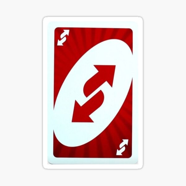 "Uno reverse card" Sticker by MrMakentos | Redbubble