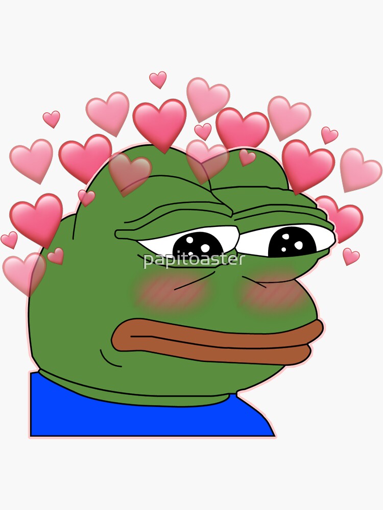 "kawaii pepe" Sticker for Sale by papitoaster | Redbubble