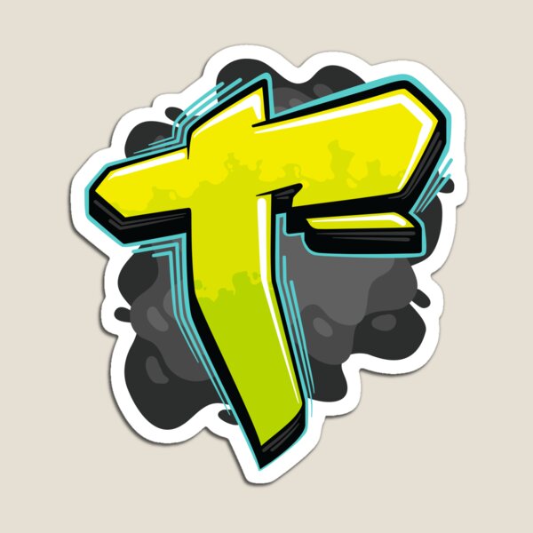 "Graffiti Letter T" Magnet for Sale by NameGraffiti | Redbubble