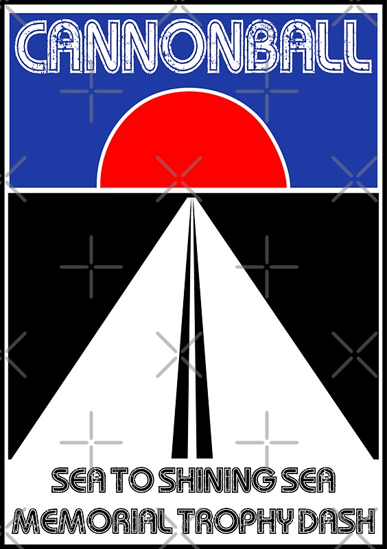 Cannonball Run: Sticker | Redbubble