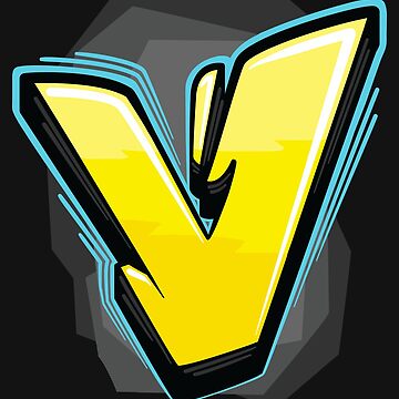"Graffiti Letter V" Sticker for Sale by NameGraffiti | Redbubble