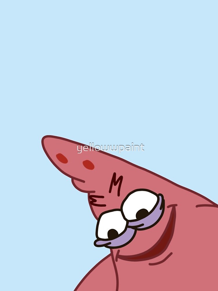 "Evil Patrick meme" iPhone Case for Sale by yellowwpaint | Redbubble