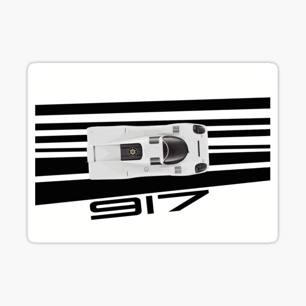 "Porsche 917" Sticker for Sale by Speedbirddesign | Redbubble